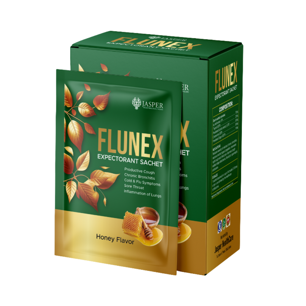 Flunex - Expectorant Sachets (Pack of 10) – Jasper Healthcare